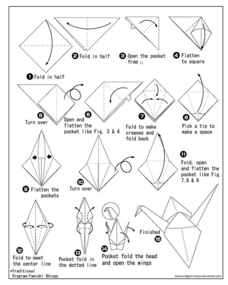 5 Cara Membuat Burung dari Kertas Origami, Bisa untuk Hiasan Dind ...