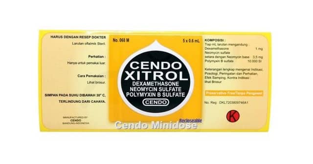 Cendo Xitrol: Kegunaan, Dosis, Efek Samping dan Harga | Popmama.com