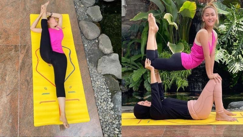 Potret 7 Pose Inul Yoga yang Lentur Banget! | Popmama.com
