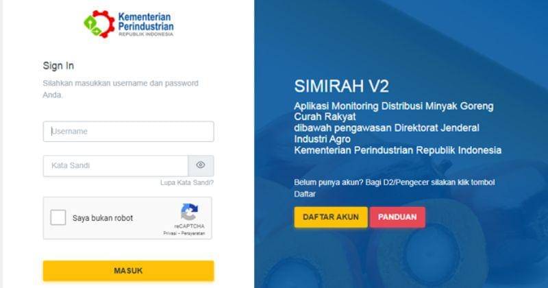 Cara Daftar sebagai Penjual Minyak Goreng di Simirah 2.0 | Popmama.com