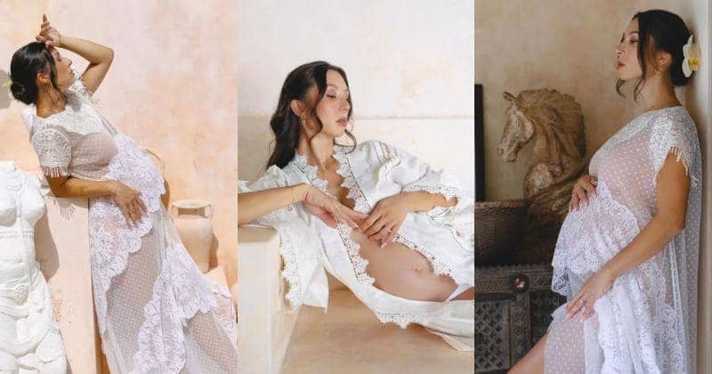 10 Foto Maternity Jennifer Bachdim Jelang Lahiran, Braless | Popmama.com