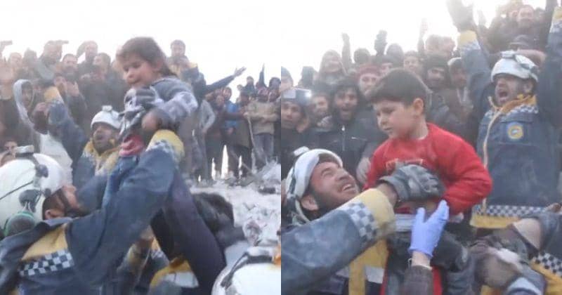 9 Foto Penyelamatan 1 Keluarga Korban Gempa Turkiye-Suriah | Popmama.com