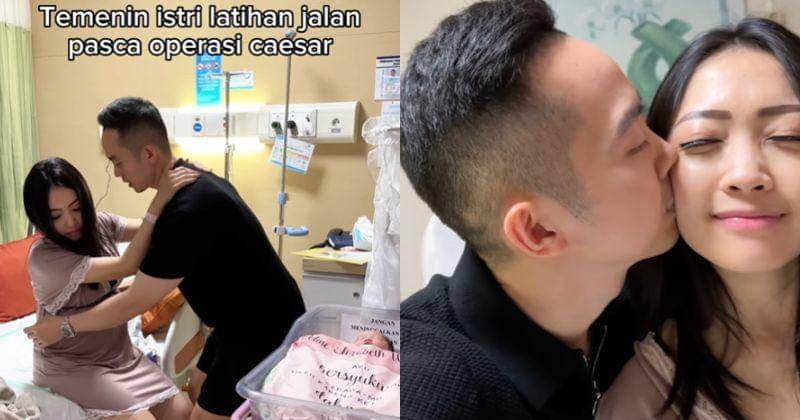 Michael Rendy Bantu Lizzebeth Latihan Jalan usai Melahirkan | Popmama.com