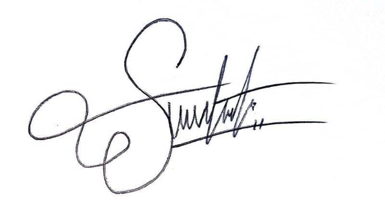 15 Contoh Tanda Tangan Huruf S Simple dan Keren | Popmama.com