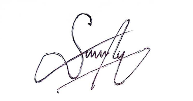 15 Contoh Tanda Tangan Huruf S Simple dan Keren | Popmama.com