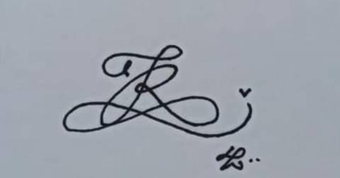 15 Contoh Tanda Tangan Huruf R | Popmama.com