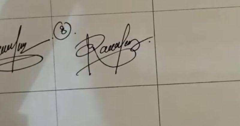 15 Contoh Tanda Tangan Huruf R | Popmama.com