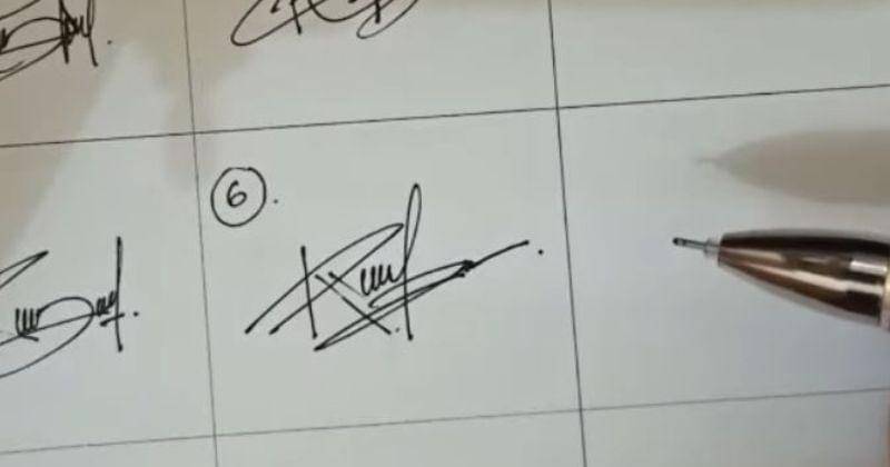 15 Contoh Tanda Tangan Huruf R | Popmama.com