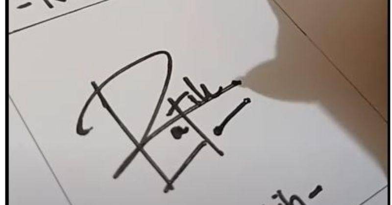 15 Contoh Tanda Tangan Huruf R | Popmama.com