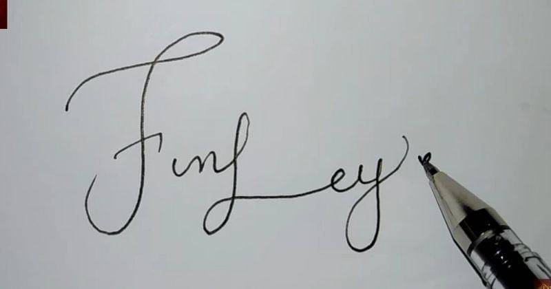 15 Contoh Tanda Tangan Huruf f Simple dan Gampang | Popmama.com