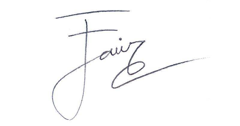 15 Contoh Tanda Tangan Huruf f Simple dan Gampang | Popmama.com