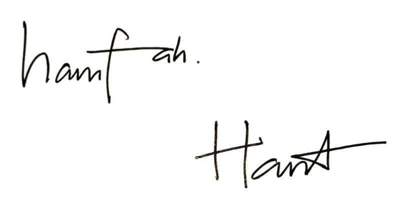 15 Contoh Tanda Tangan Huruf H Simple dan Keren | Popmama.com