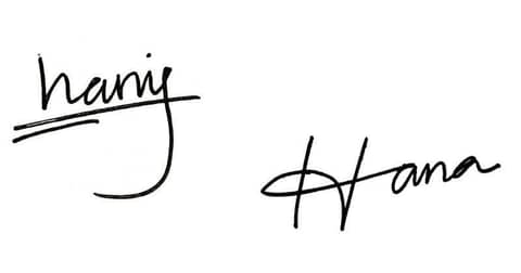 15 Contoh Tanda Tangan Huruf H Simple dan Keren | Popmama.com