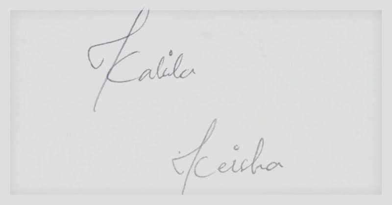 15 Contoh Tanda Tangan Huruf K Simple tapi Bagus | Popmama.com