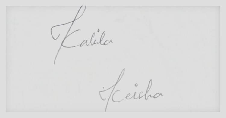 15 Contoh Tanda Tangan Huruf K Simple tapi Bagus | Popmama.com