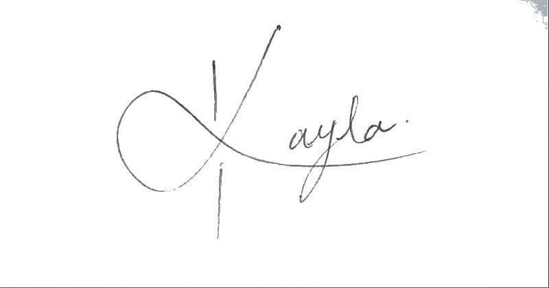 15 Contoh Tanda Tangan Huruf K Simple tapi Bagus | Popmama.com