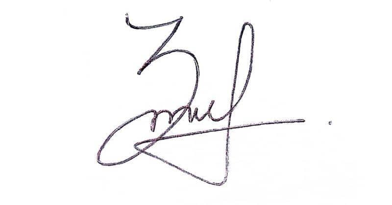 15 Contoh Tanda Tangan Huruf E Simple dan Aesthetic | Popmama.com