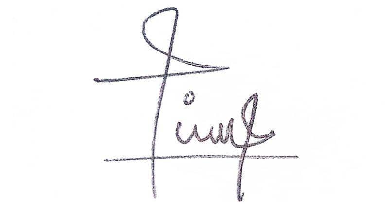 15 Contoh Tanda Tangan Huruf T Simple dan Keren | Popmama.com