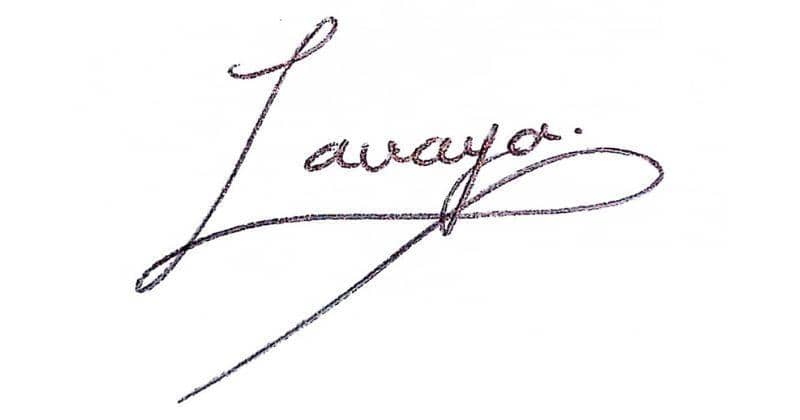 15 Contoh Tanda Tangan Huruf L Simple dan Keren | Popmama.com