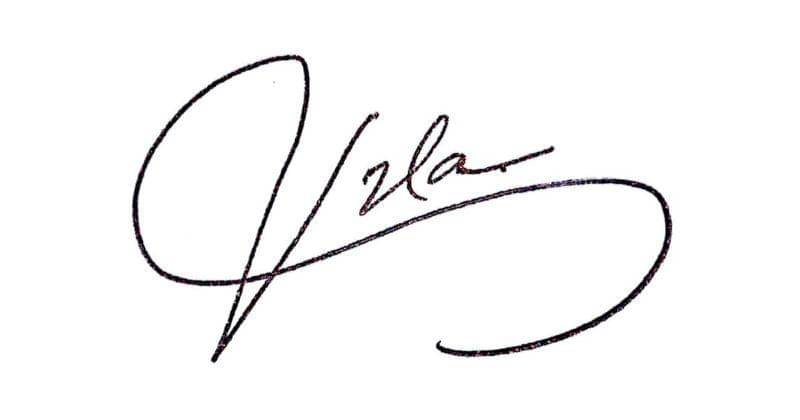 15 contoh tanda tangan huruf V simple dan keren | Popmama.com