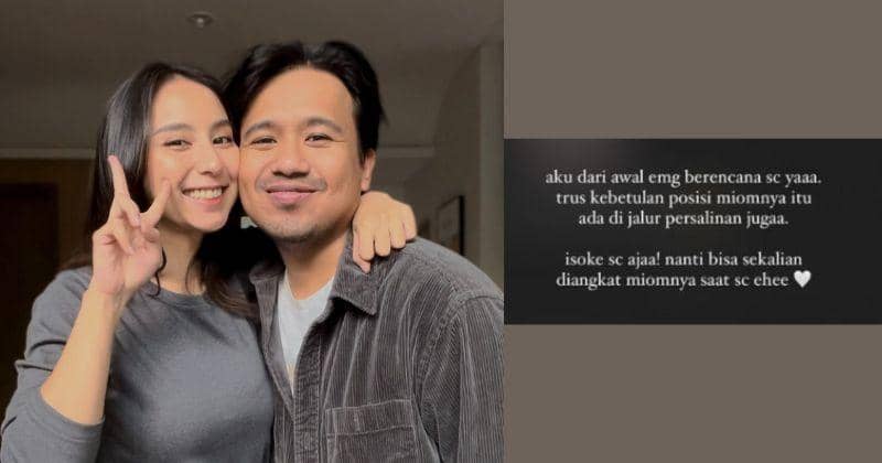 Alami Miom, Clay Istri Joshua Suherman Melahirkan Caesar | Popmama.com