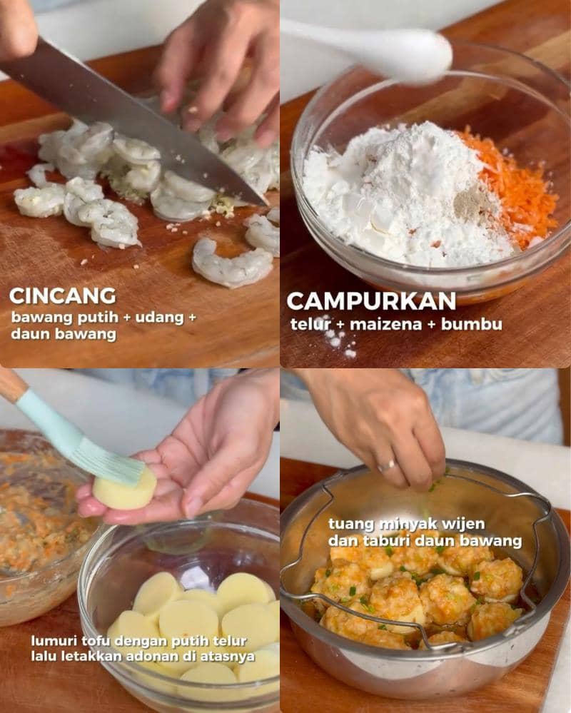 Resep Tofu Udang Kukus, Comfort Food Wajib Recook! | Popmama.com
