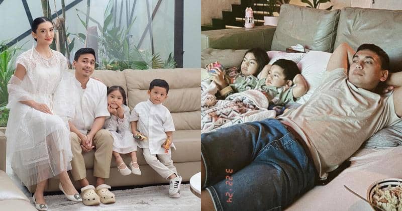 10 Foto Raditya Dika bersama Kedua Anaknya, Alinea & Aksara | Popmama.com