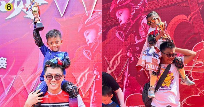 Bangga! Rawikara Bawa Piala Kompetisi Balance Bike di China | Popmama.com