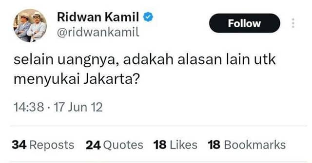 10 Cuitan Lama Ridwan Kamil yang Kembali Viral | Popmama.com