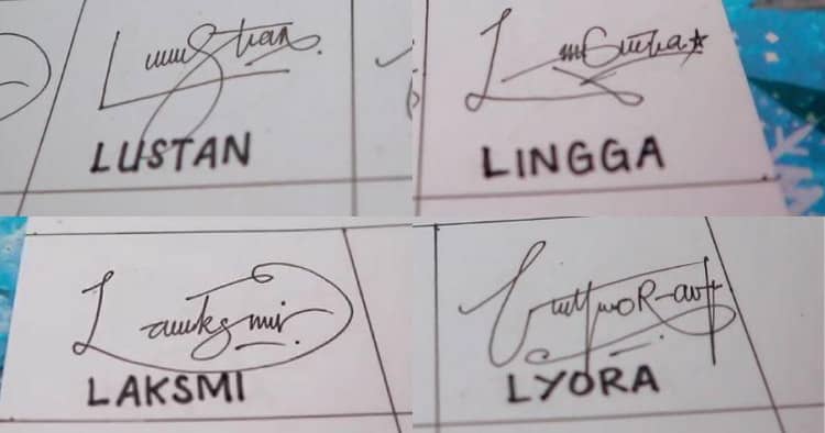 Contoh Tanda Tangan Diawali Huruf A-Z | Popmama.com