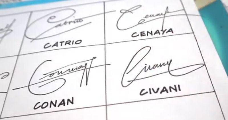 Contoh Tanda Tangan Diawali Huruf A-Z | Popmama.com