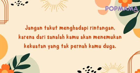55 Quotes Motivasi untuk Menambah Semangat Hidup | Popmama.com