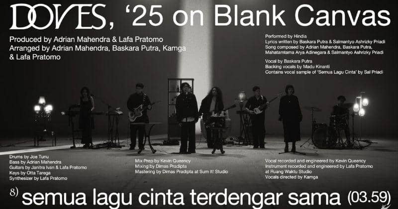 Lirik Lagu 'Semua Lagu Cinta Terdengar Sama' Hindia | Popmama.com