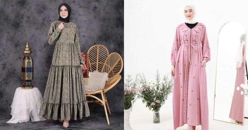 7 Inspirasi Gamis Mariposa Pastel, Tren Lebaran 2025! | Popmama.com
