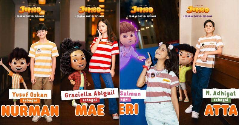 Pengisi Suara Jumbo Kecil dan Besar Beserta Sahabatnya | Popmama.com