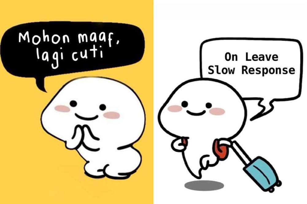 15 Gambar Cuti Lucu Bisa Jadi Profil WA | Popmama.com