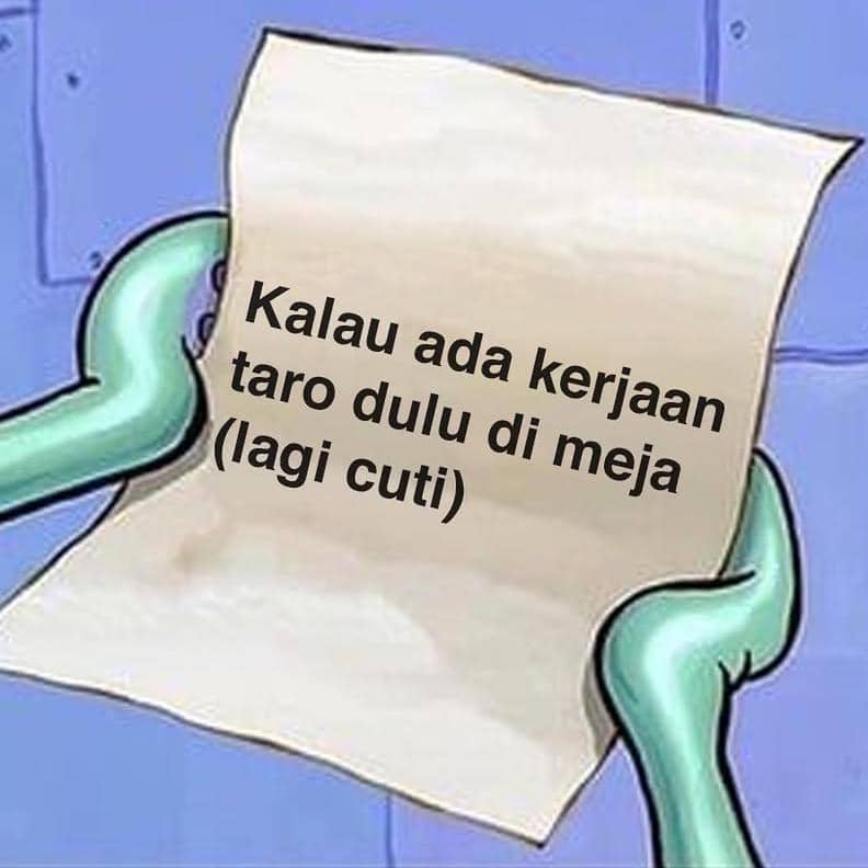 15 Gambar Cuti Lucu Bisa Jadi Profil WA | Popmama.com