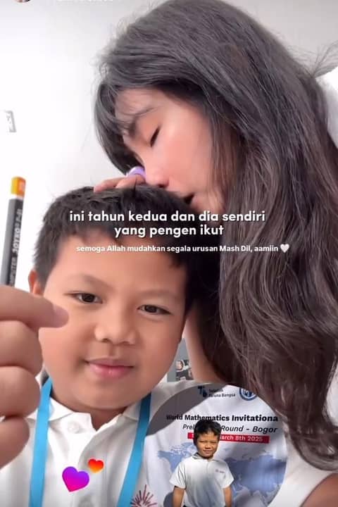 Dilan Anak Wandha Dwiutari Raih Medali Emas Lomba Matematika 2025 ...