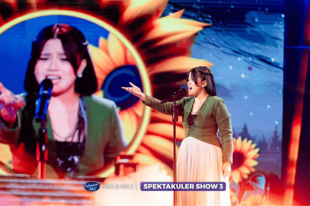 Penampilan Memesona Shabrina Indonesian Idol di Atas Panggung | Popmama.com