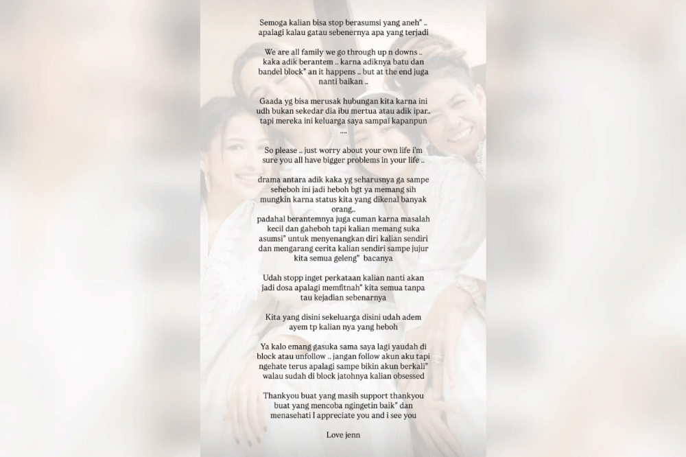 Jennifer Coppen Geram Netizen Ikut Campur soal Ribut dengan Zoe | Popmama.com