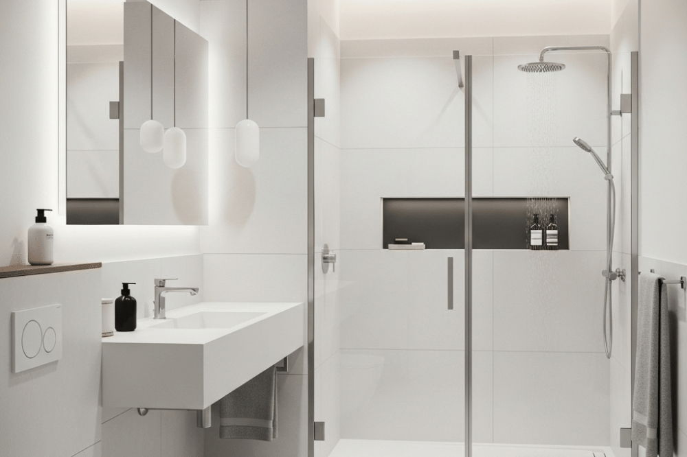 10 Desain Kamar Mandi Minimalis 2x3, Maksimalkan Lahan Terbatas | Popmama.com