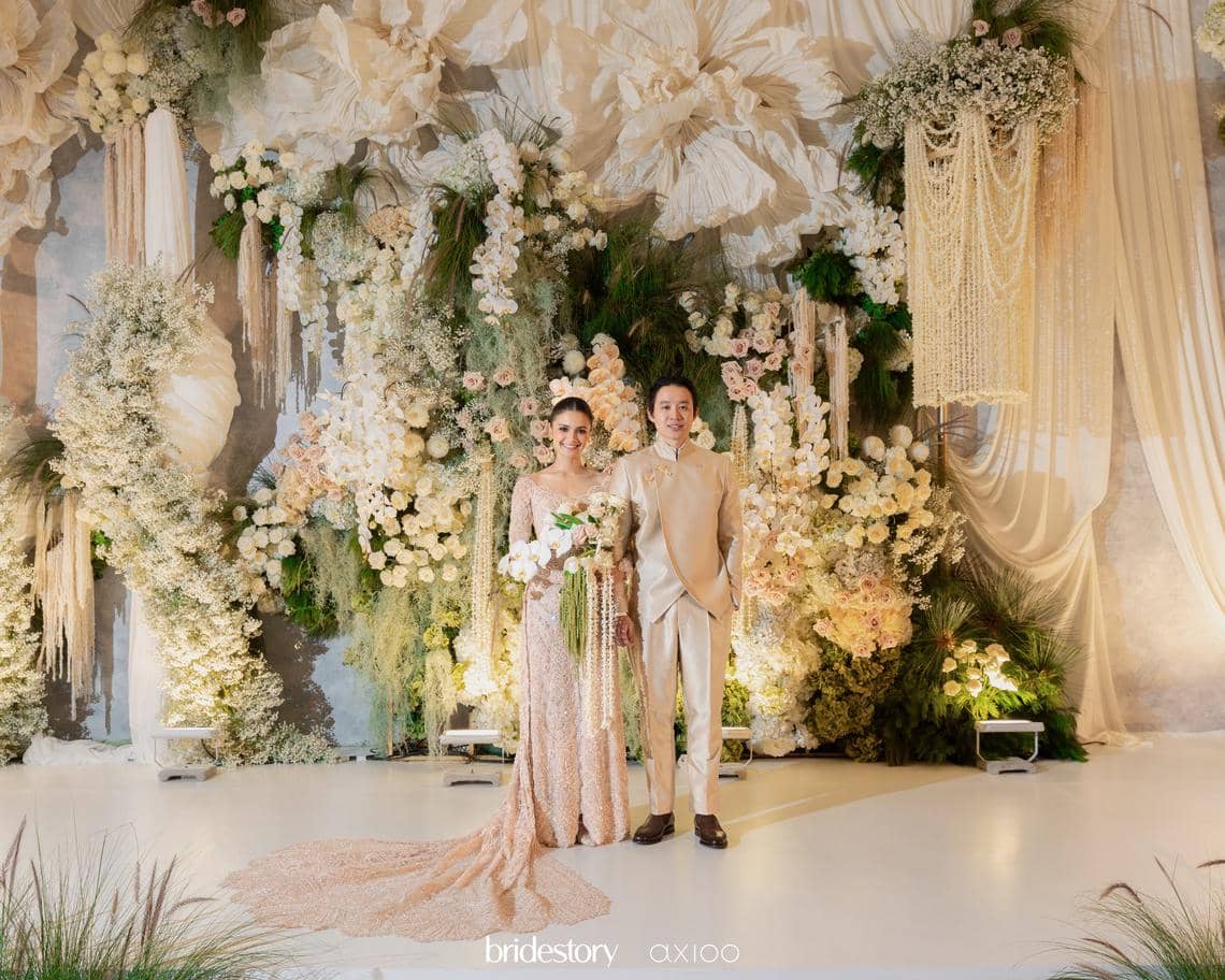 Amanda Rawles dan Adriel Gelar Resepsi Pernikahan di Jakarta | Popmama.com