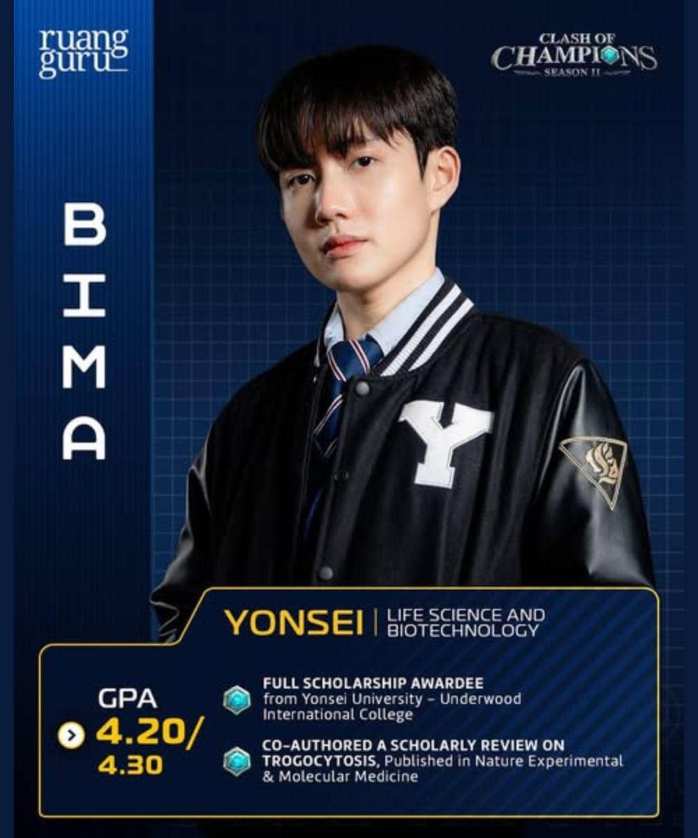 Profil dan Biodata Bima Clash of Champions 2, Dulu MasterChef Junior ...