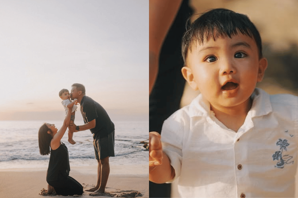 7 Foto Bahagia Elio Anak Joshua Suherman saat Liburan di Bali | Popmama.com