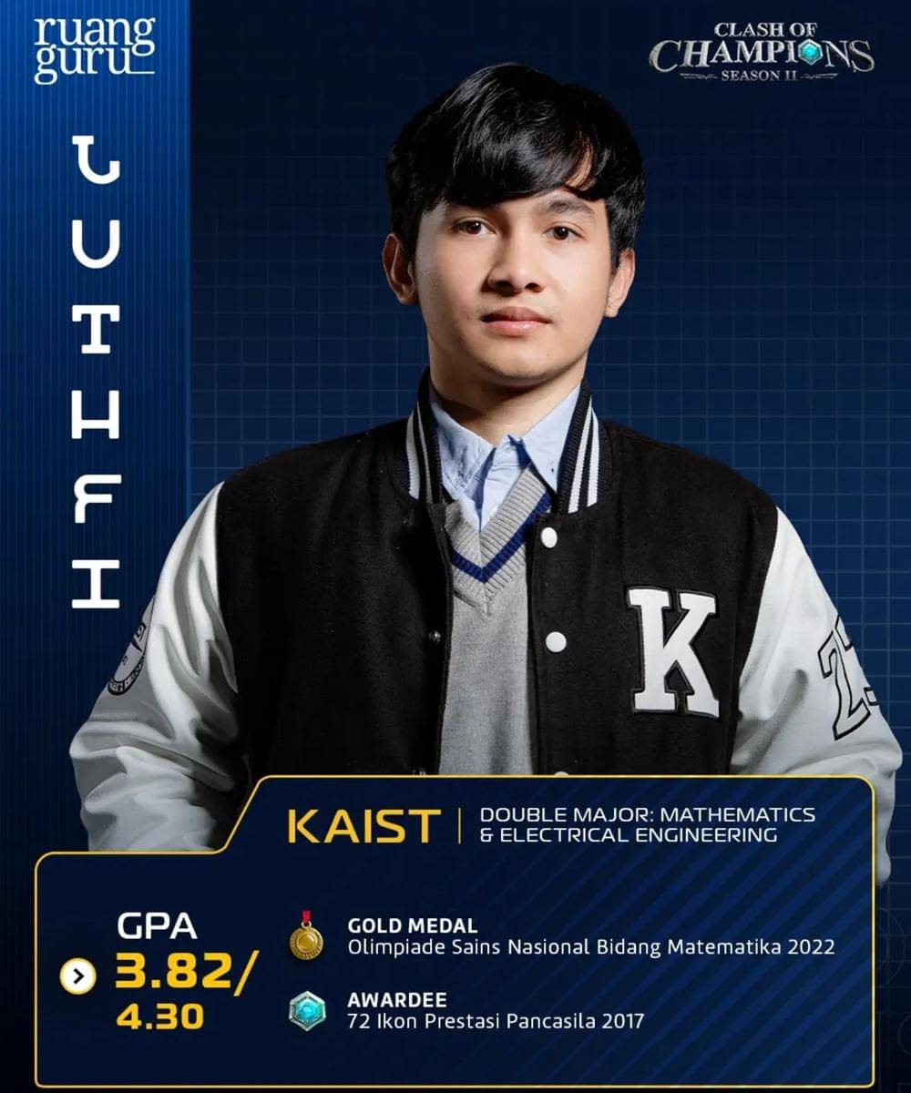 Cara Luthfi Clash of Champions 2 Tembus KAIST | Popmama.com