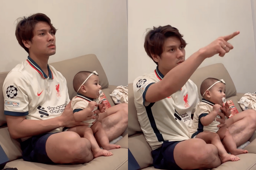 Momen Baby Leshia Temani Rizky Billar Nonton Pertandingan Liverpool | Popmama.com