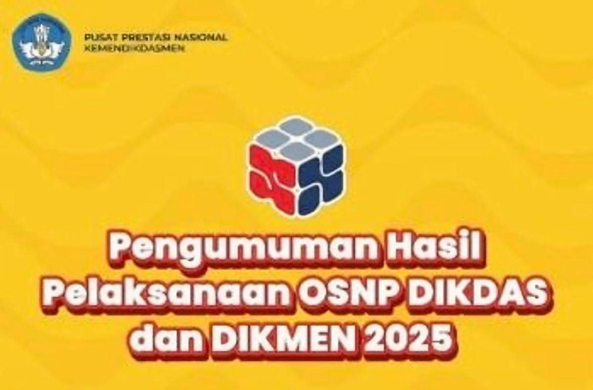 Pengumuman OSN-P 2025 Jenjang SD/MI, SMP/MTs, dan SMA/MA/SMK/MAK ...