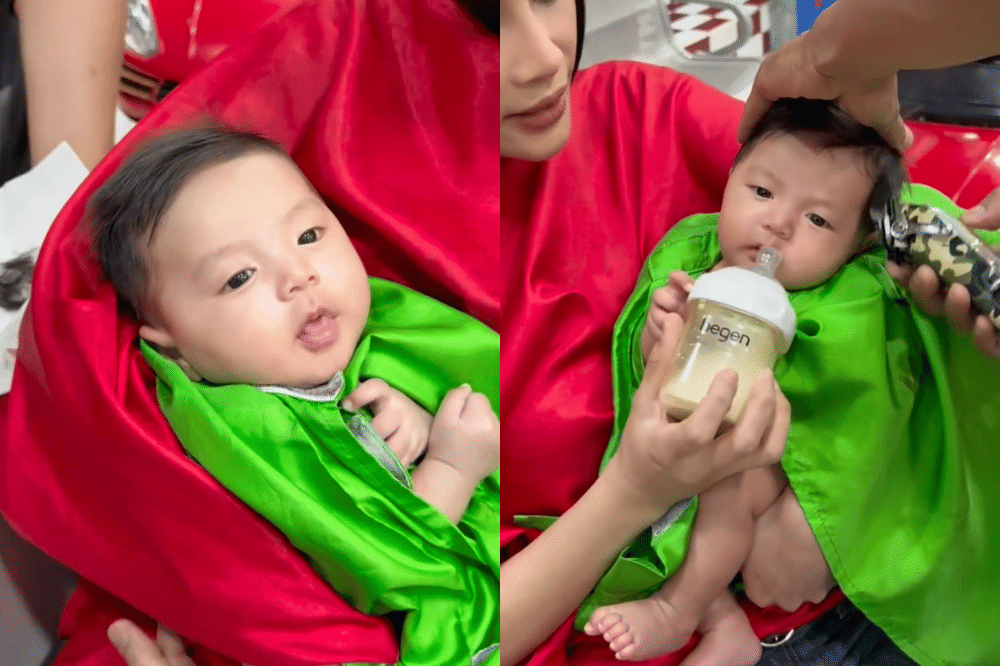 Momen Baby Andrew Anak Erika Carlina Potong Rambut, Gemas Banget | Popmama.com