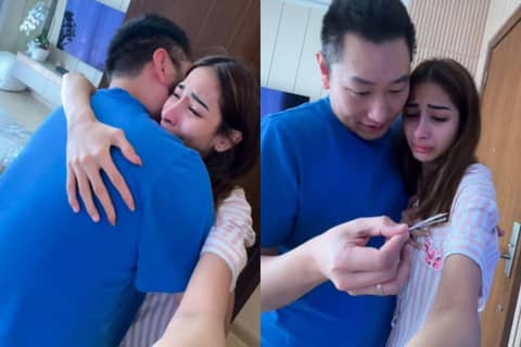 Hamil Anak Pertama, Influencer Shabrina Adfi Terharu hingga Menangis ...