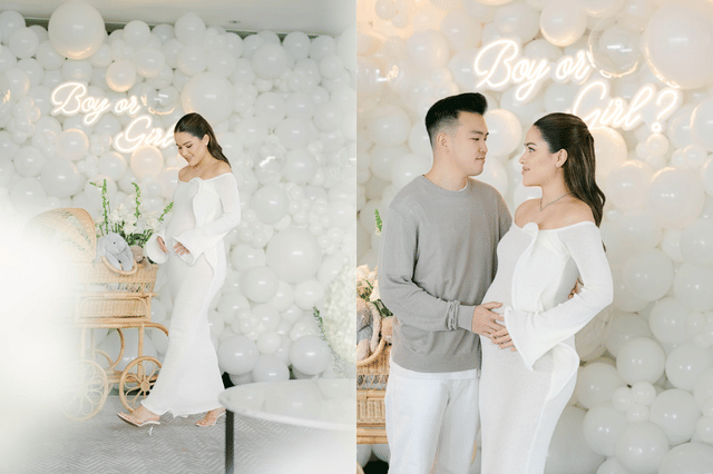 Momen Gender Reveal Kehamilan Nicole Parham, Siap Sambut Bayi Laki-Laki ...